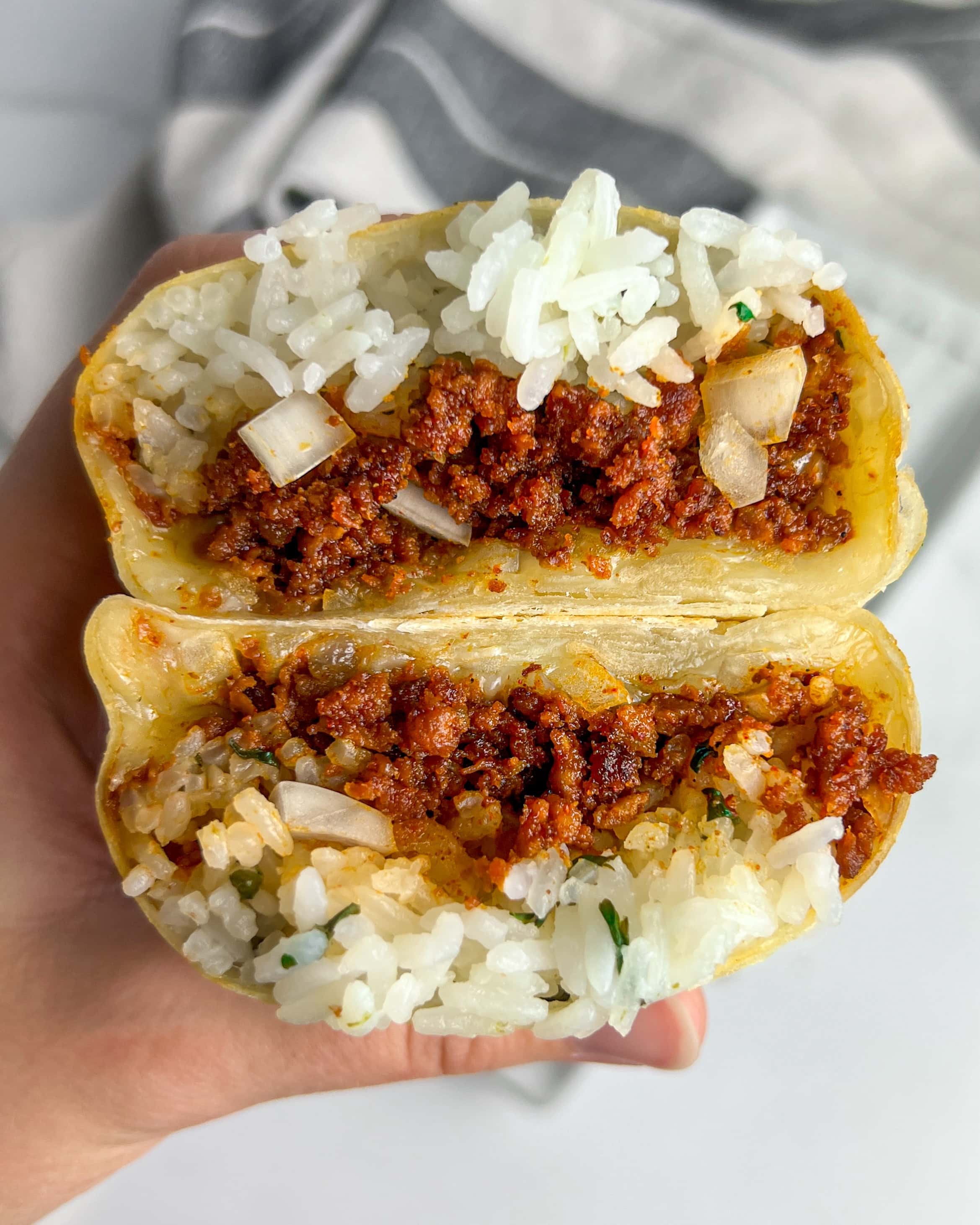 Chorizo Burritos - Crafty Cookbook